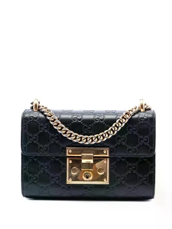 Gucci Small Padlock Crossbody Bag - Black
