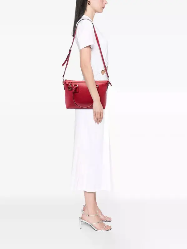 Gucci Gg Charm Satchel In Calfskin