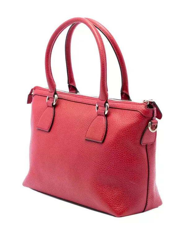 Gucci Gg Charm Satchel In Calfskin