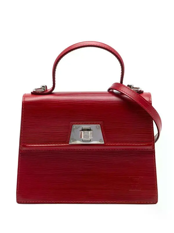 LOUIS VUITTON Epi Sevigne Satchel - Red