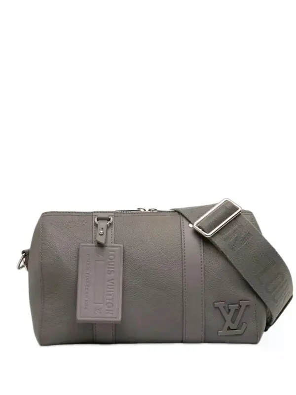 LOUIS VUITTON Aerogram Keepall City Crossbody Bag - Grey