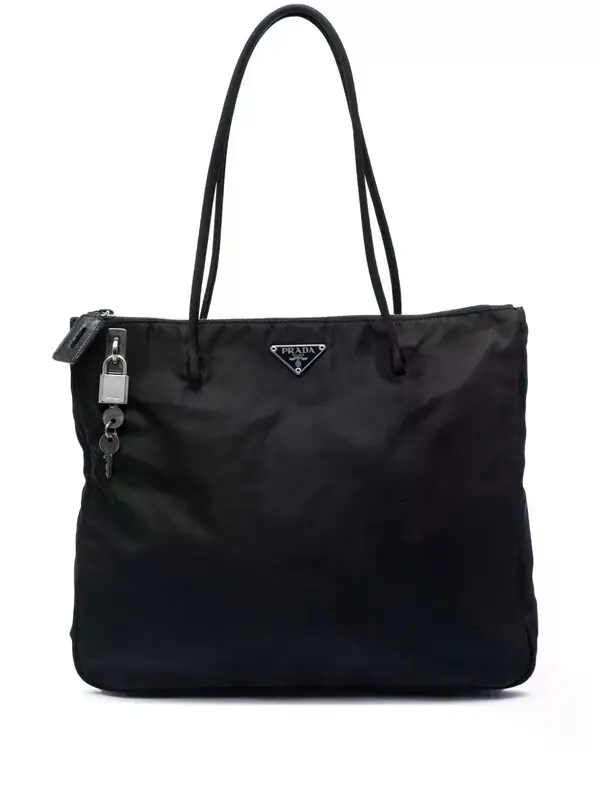 Prada Tessuto Tote Bag - Black
