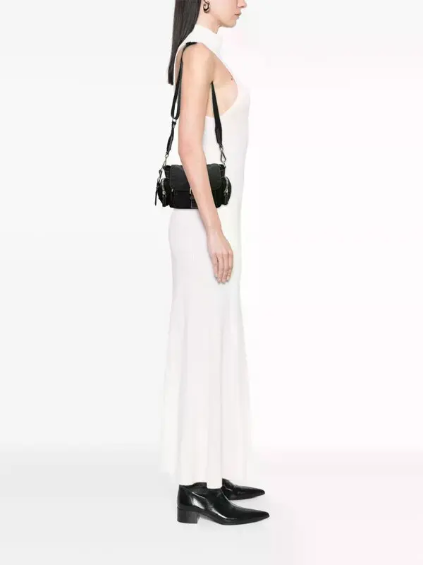 Prada Tessuto Buckle Messenger Bag