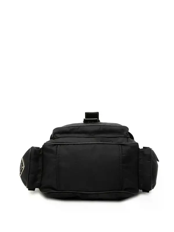 Prada Tessuto Buckle Messenger Bag