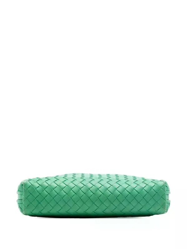 Bottega Veneta Nappa Intrecciato Nodini Crossbody Bag - Green