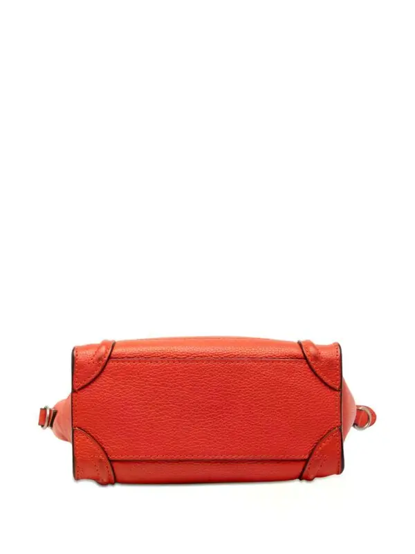 Celine Nano Leather Luggage Tote Satchel