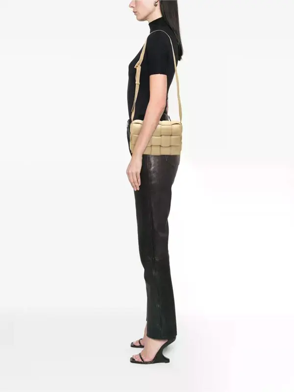 Bottega Veneta Nappa Intrecciato Padded Cassette Crossbody Bag - Brown