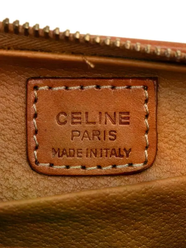 Celine Macadam Coated Canvas Pouch
