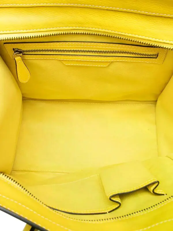 Celine Mini Calfskin Luggage Tote Bag