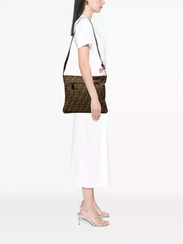 Fendi Zucca Canvas Crossbody Bag