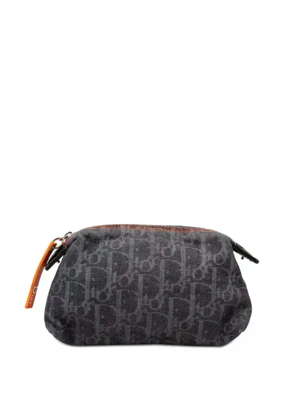 Dior Denim Trotter Flight Cosmetic Pouch - Blue