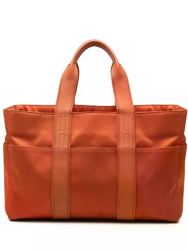 Hermès 1990-2010 Toile Acapulco Mm Tote Bag - Orange