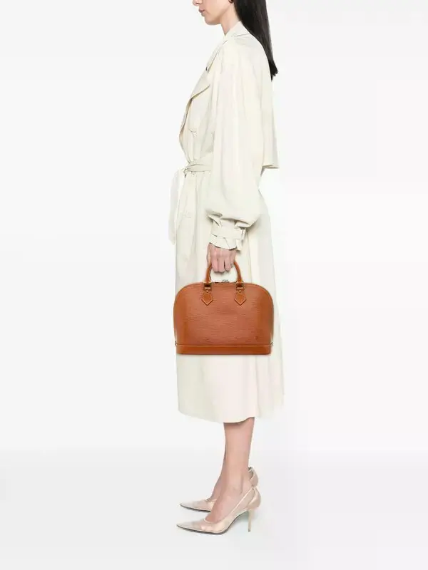 LOUIS VUITTON Epi Alma Pm Handbag - Brown