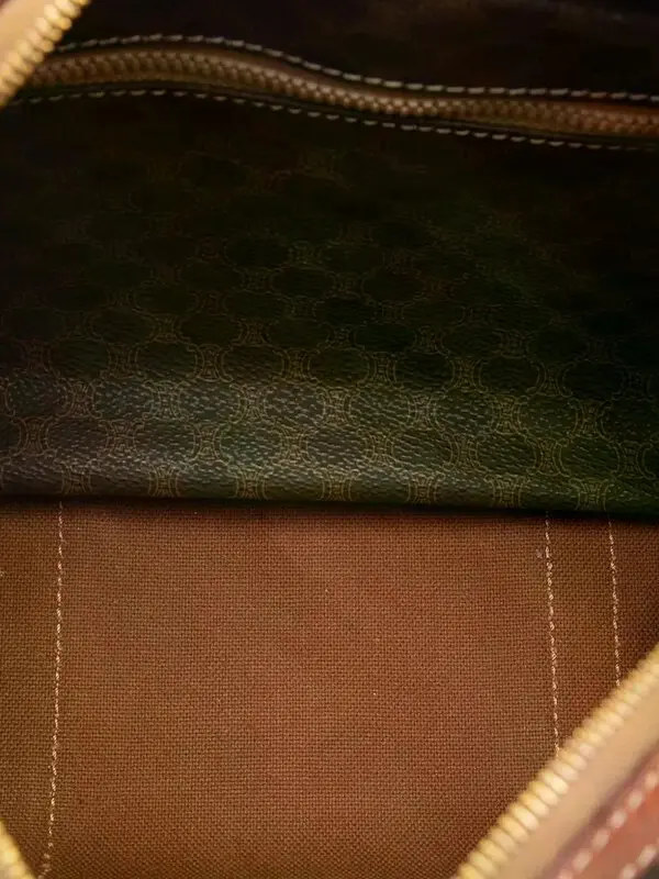 Celine Macadam Coated Canvas Boston Bag
