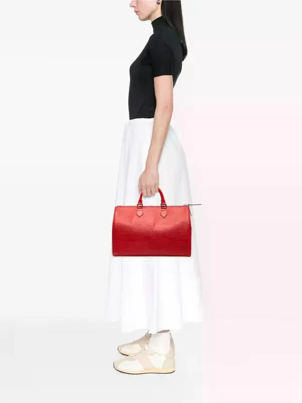 LOUIS VUITTON Epi Speedy 35 Boston Bag
