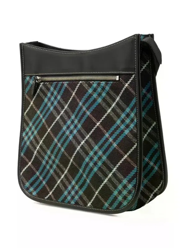 Burberry Nova Check Canvas Crossbody Bag