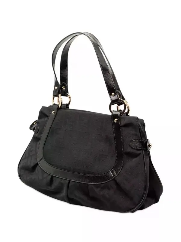 Fendi Zucca Canvas Chef Shoulder Bag