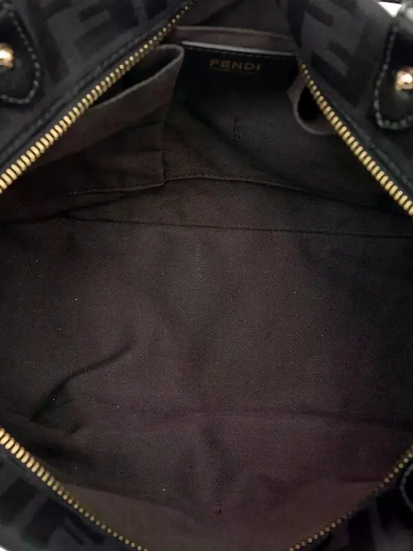 Fendi Zucca Canvas Chef Shoulder Bag