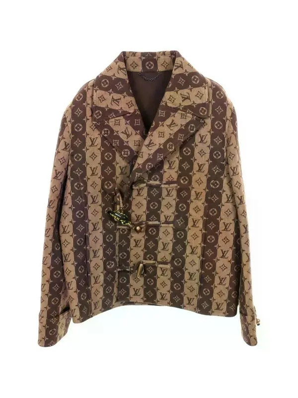 LOUIS VUITTON Monogram Toggle Coat
