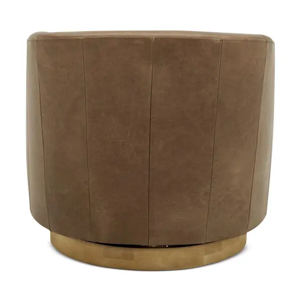 MOE'S HOME COLLECTION Oscy Leather Swivel Chair