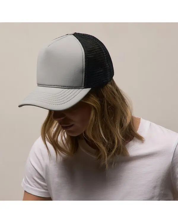 JAMES PERSE Scuba Trucker Hat - Pale Grey