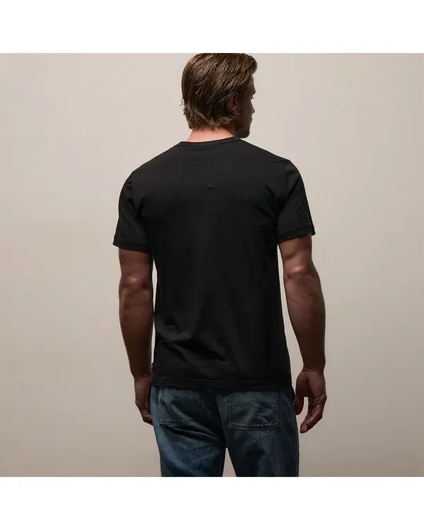 JAMES PERSE Lightweight Jersey Pocket Tee - Black
