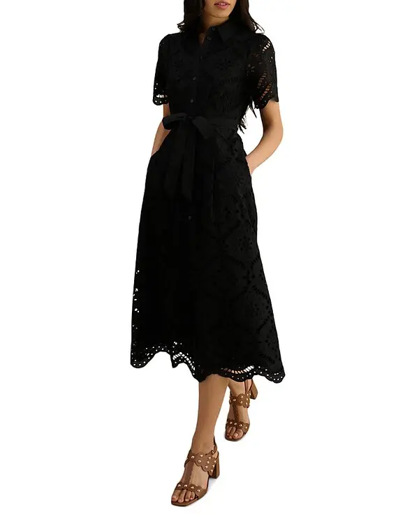 HOBBS LONDON Willa Broderie Dress