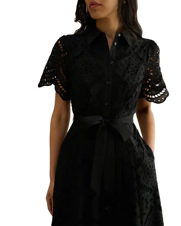 HOBBS LONDON Willa Broderie Dress