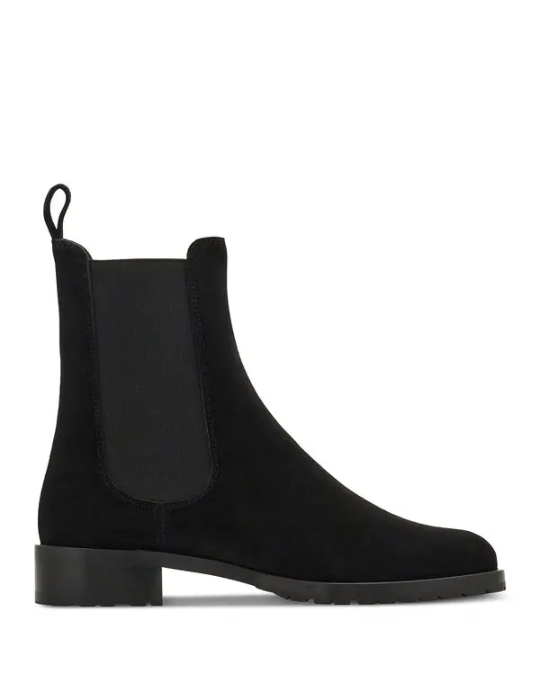 FERRAGAMO Black Leather Chelsea Boots