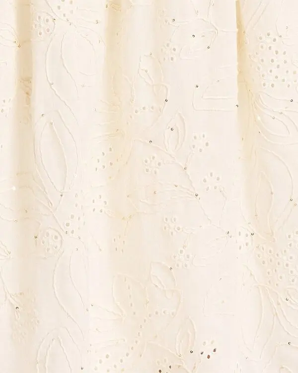 MATTY M Liora Tiered Midi Skirt