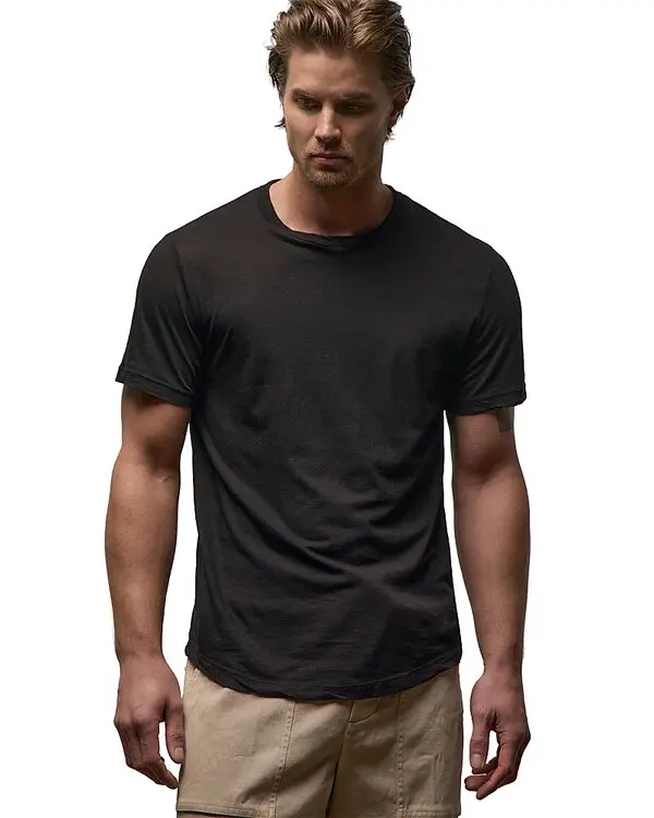 JAMES PERSE Clear Jersey Crewneck Tee - Black