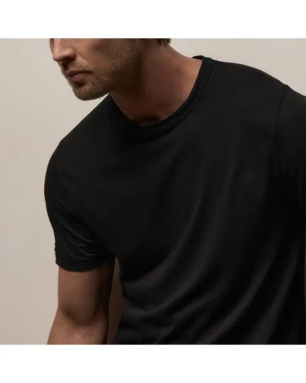 JAMES PERSE Clear Jersey Crewneck Tee - Black
