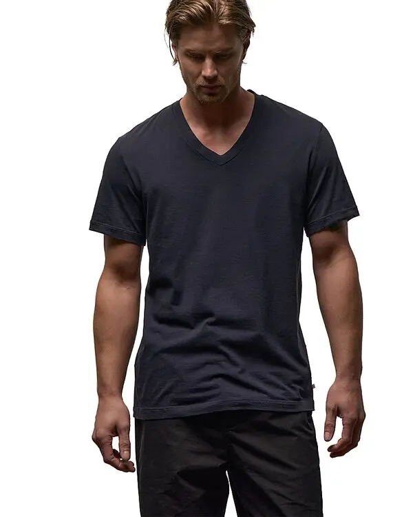 JAMES PERSE Short Sleeve V-neck - Deep