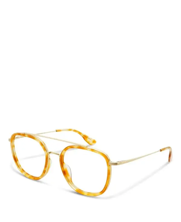 FREYRS EYEWEAR Round Weston Blue Light Reading Glasses - Light Tortoise