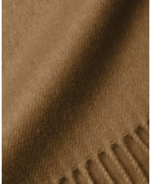 Prada Silk And Cashmere Scarf - Brown