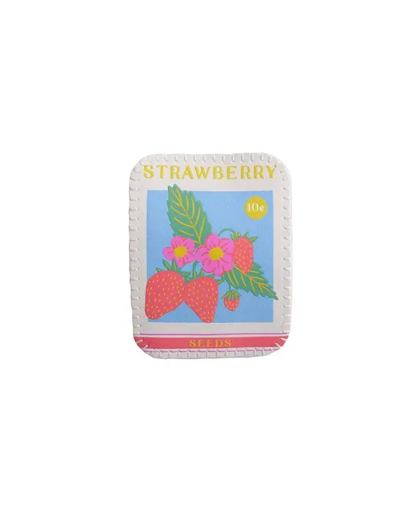 JOLLITY & CO Seed Packet Hair Clips, Set Of 1 - Strawberry