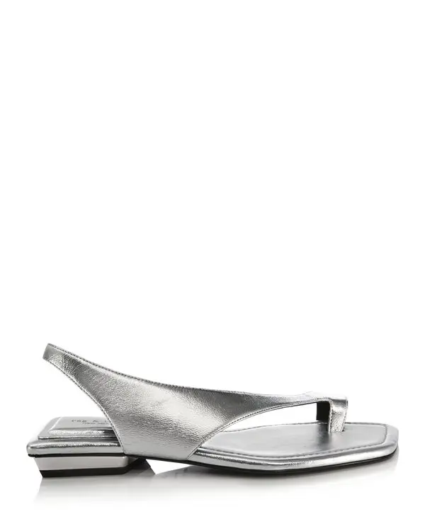 Rag & Bone Liv Slingback Sandals - Silver