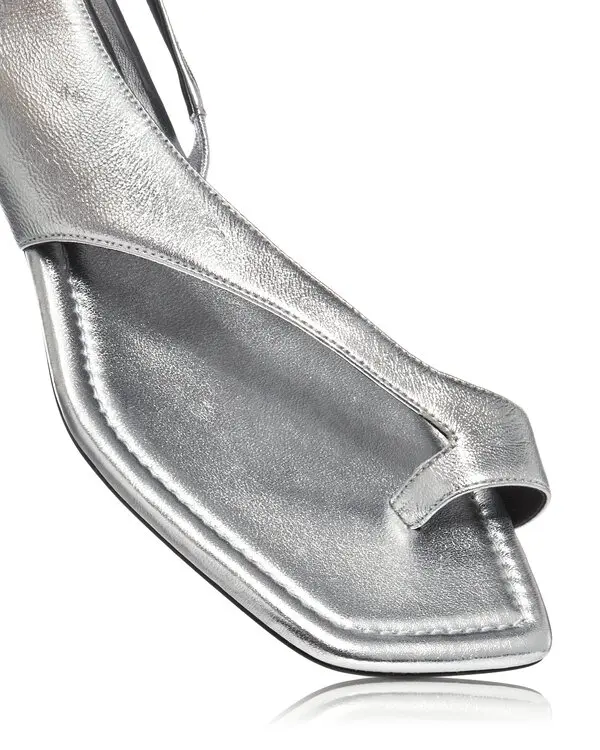 Rag & Bone Liv Slingback Sandals - Silver