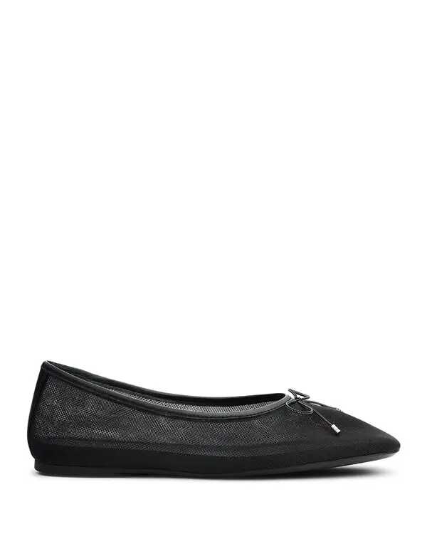 Rag & Bone Poppi Ballet Flats - Black Mesh