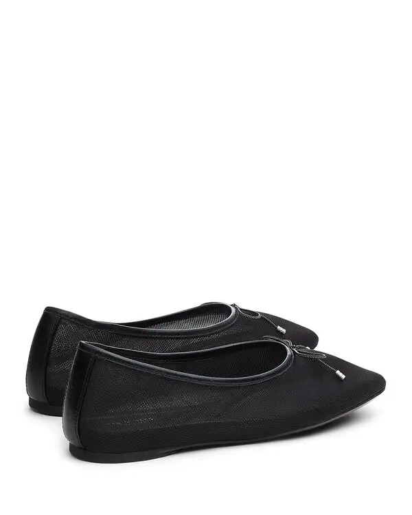 Rag & Bone Poppi Ballet Flats - Black Mesh