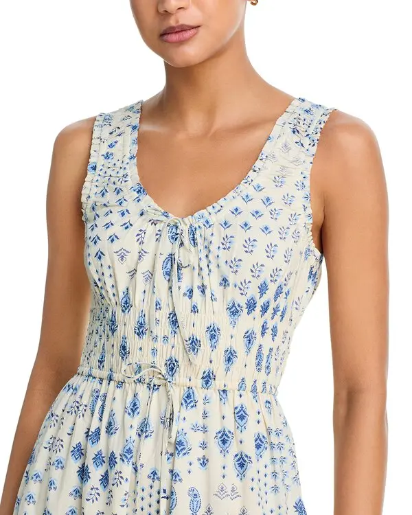 Aqua Henny Printed Midi Dress