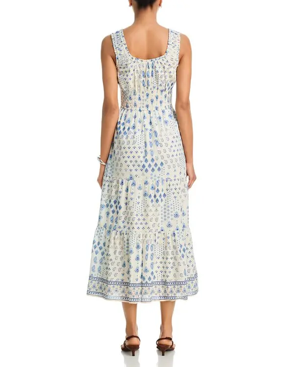 Aqua Henny Printed Midi Dress