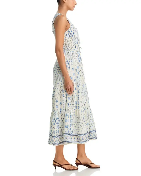 Aqua Henny Printed Midi Dress