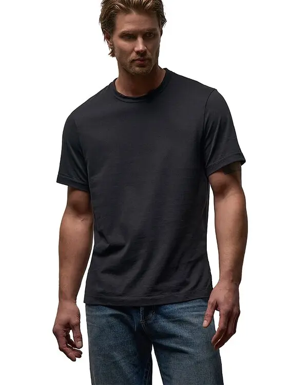 JAMES PERSE Heavy Luxe Jersey Crew Tee - Black