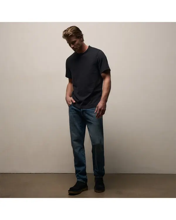 JAMES PERSE Heavy Luxe Jersey Crew Tee - Black