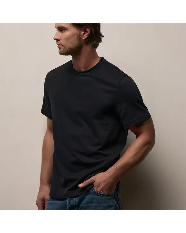 JAMES PERSE Heavy Luxe Jersey Crew Tee - Black