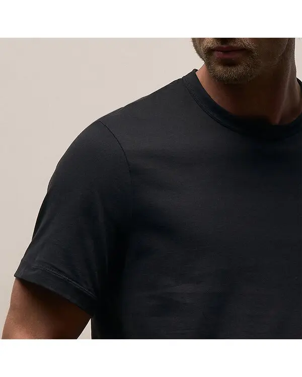 JAMES PERSE Heavy Luxe Jersey Crew Tee - Black
