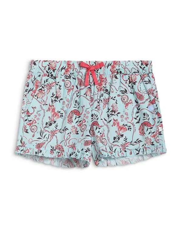 NICK & NORA Sleep Shorts With Brooch Print