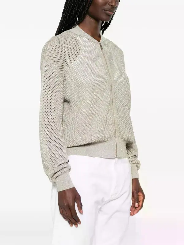 Fabiana Filippi Sequin Embellished Cardigan
