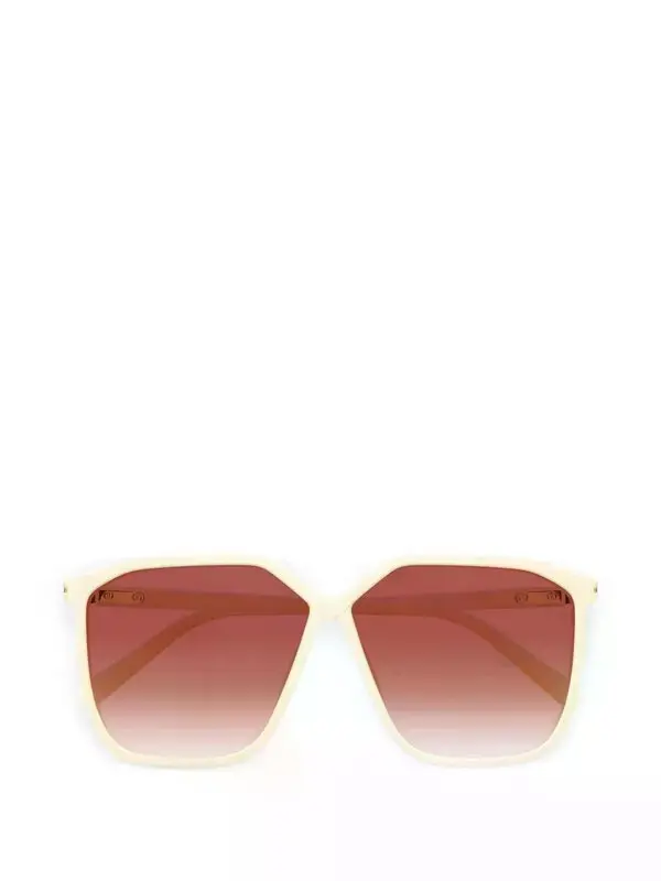 Valentino Garavani Geometric Frame Sunglasses - Neutrals